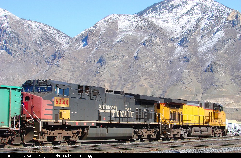 UP 6340 (Fnrmer SP 305) Provo,Utah March 8,2009